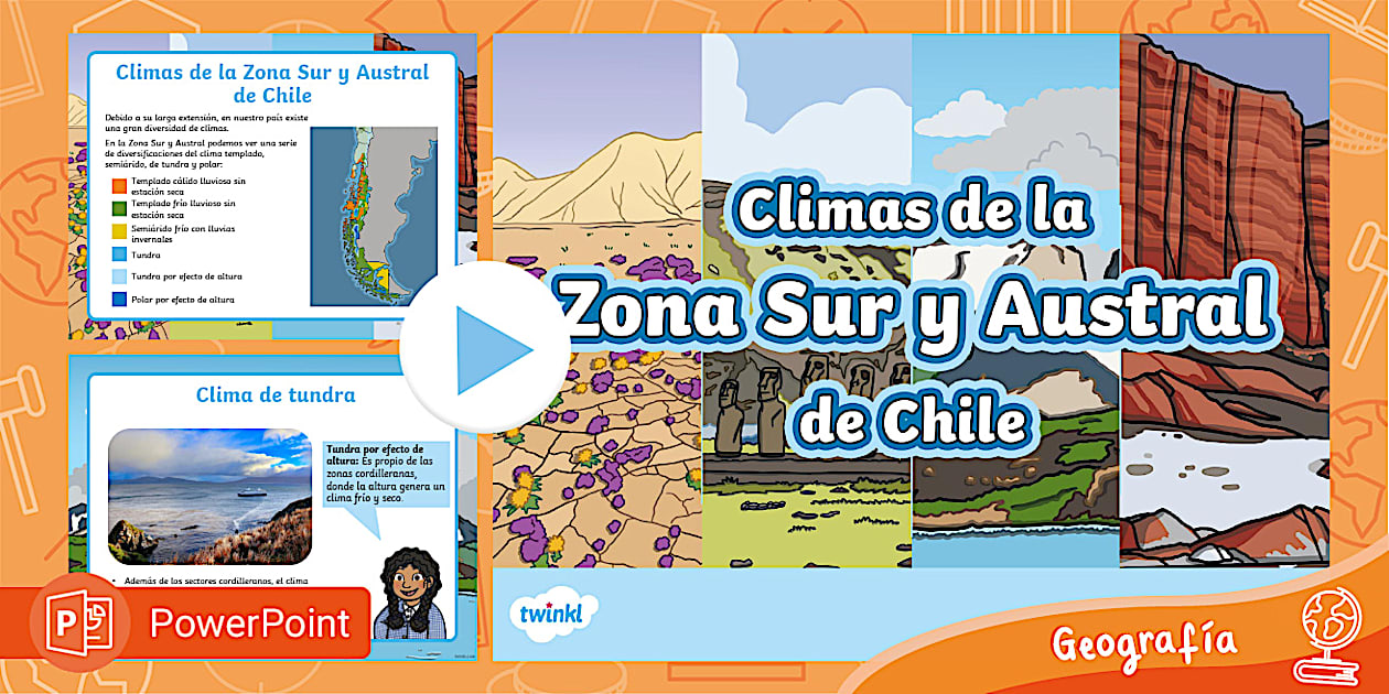 PowerPoint: Climas de la Zona Sur y Austral de Chile