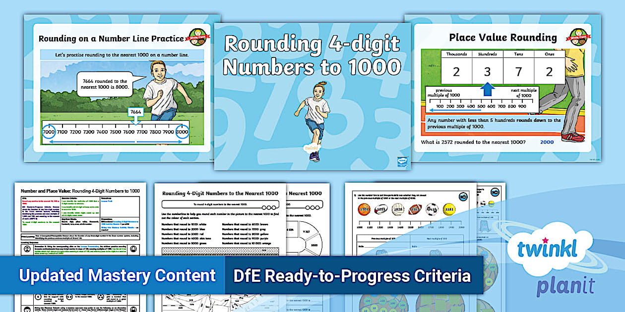 Year 4 Rounding to 10, 100, 1000 PlanIt Maths Lesson 4