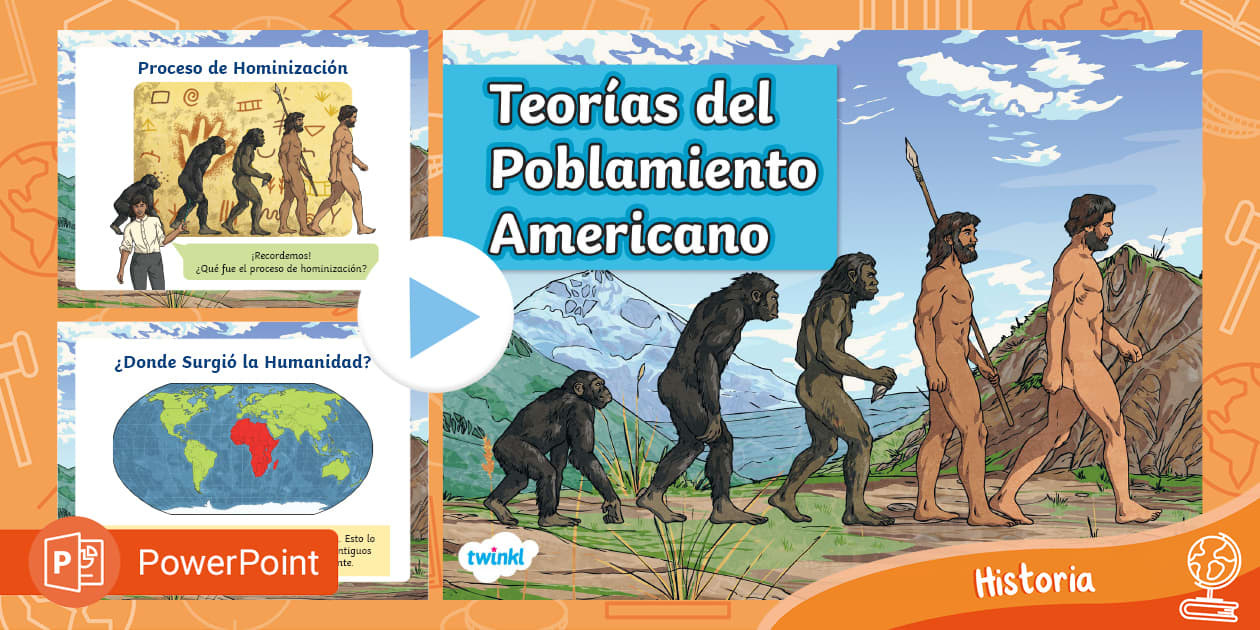 PowerPoint | Teorías Poblamiento Americano | Historia