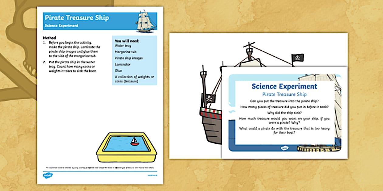 Pirate STEM Challenge | EYLF Science Experiment | Twinkl