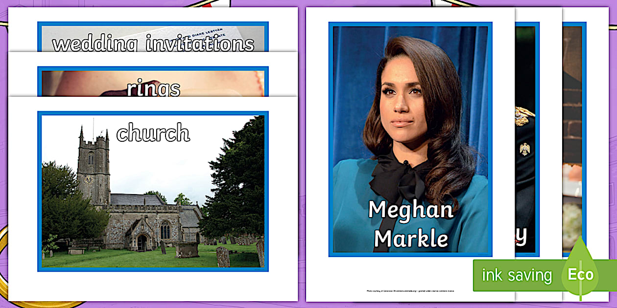 KS2 Royal Wedding Display Photos (teacher made) - Twinkl