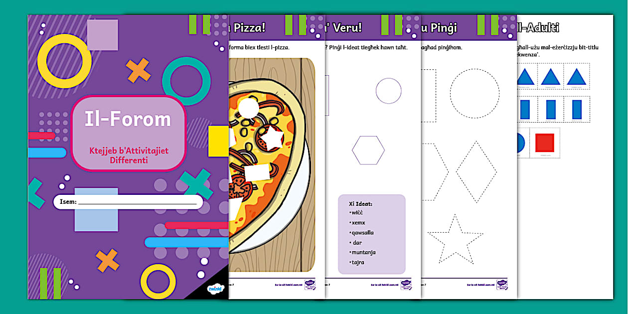 Ktejjeb tal-Attivitajiet: Il-Forom (teacher made) - Twinkl