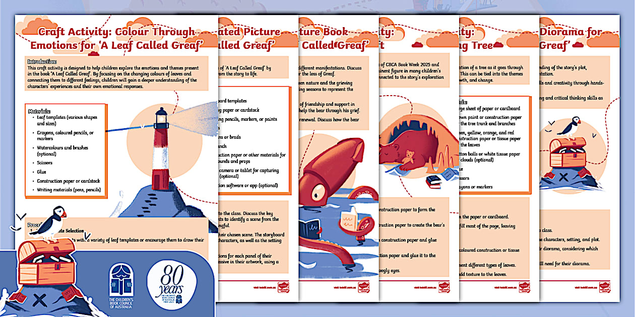FREE! - CBCA Book Week 2025 Leaf Craft Activity - Events