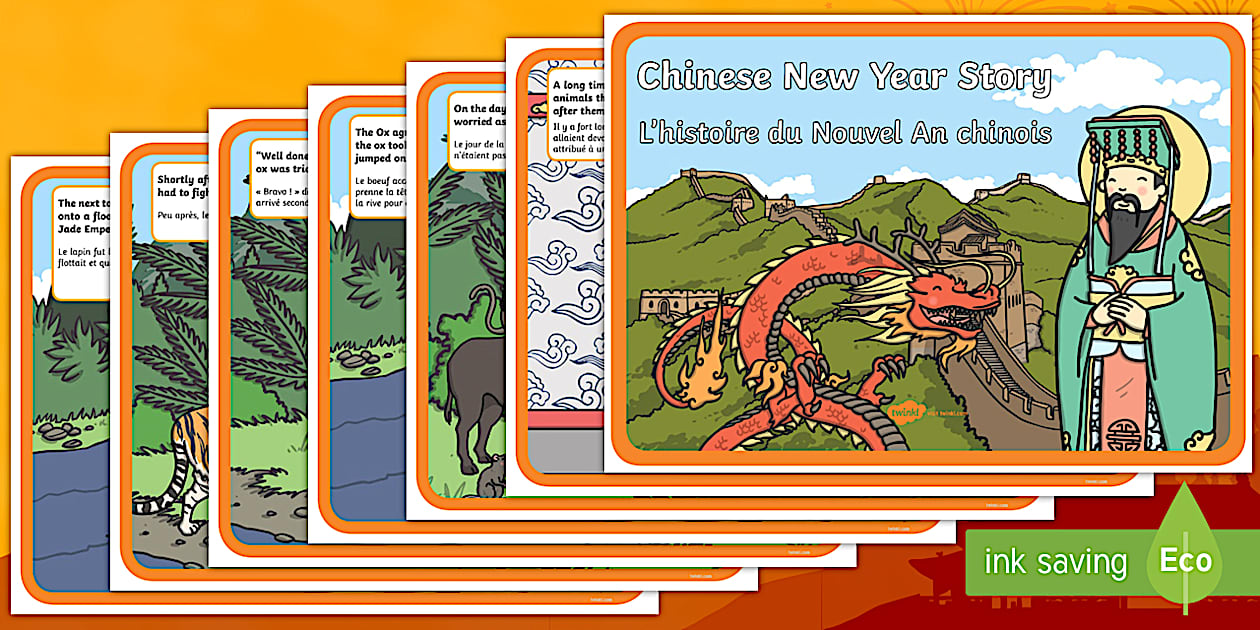 Chinese New Year Story English/French - Chinese New Year Story