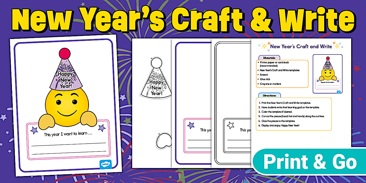 New Year's Craft and Write