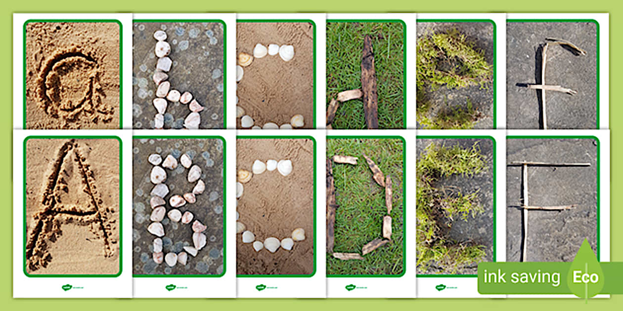 Nature-Themed Alphabet Display Posters (teacher made)