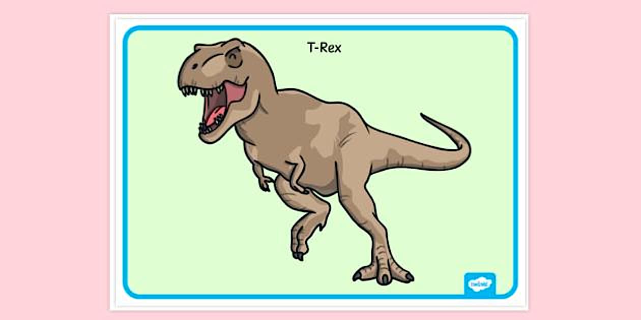T-Rex Poster Online | Display | Primary Resources - Twinkl