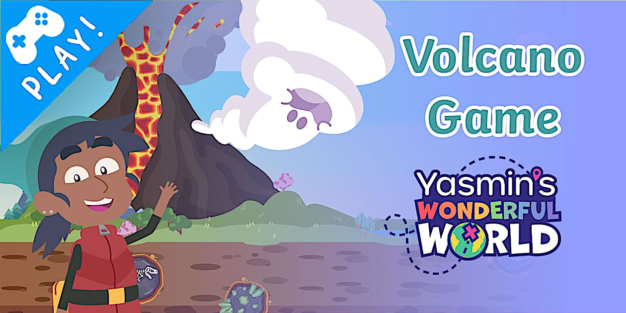 Volcanoes Geography Game for Kids