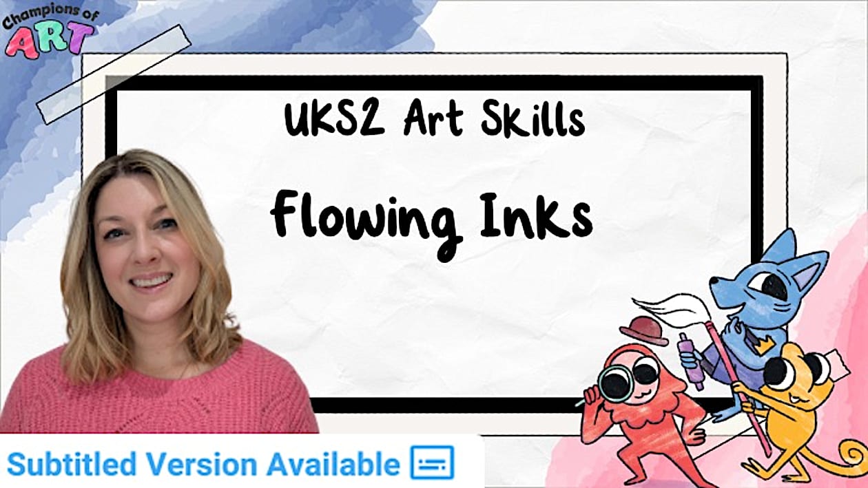 Flowing Inks Art Concept Video - Champions of Art: Strike A Pose Lesson 3