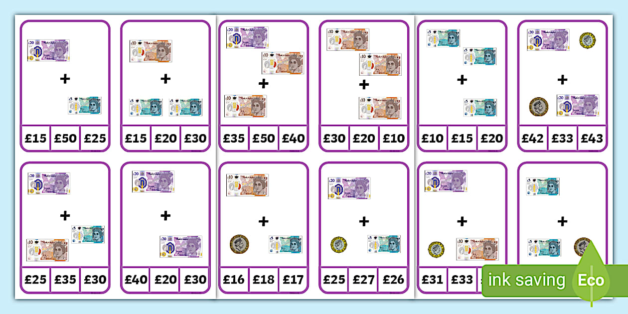 👉 Note Peg Cards within £50 - KS1 - Maths (Teacher-Made)