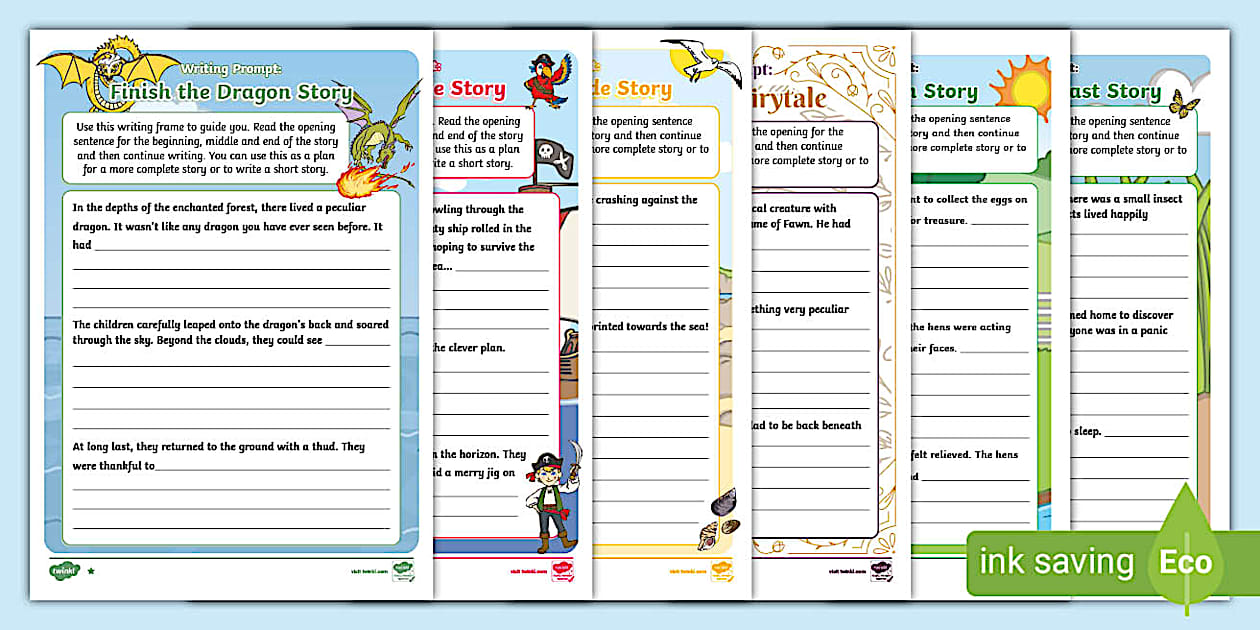 Differentiated Writing Prompt: Finish the Story Pack