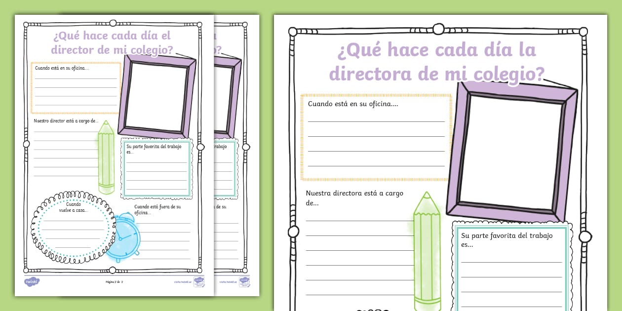 Actividad Día del Director de Escuela (Teacher-Made)