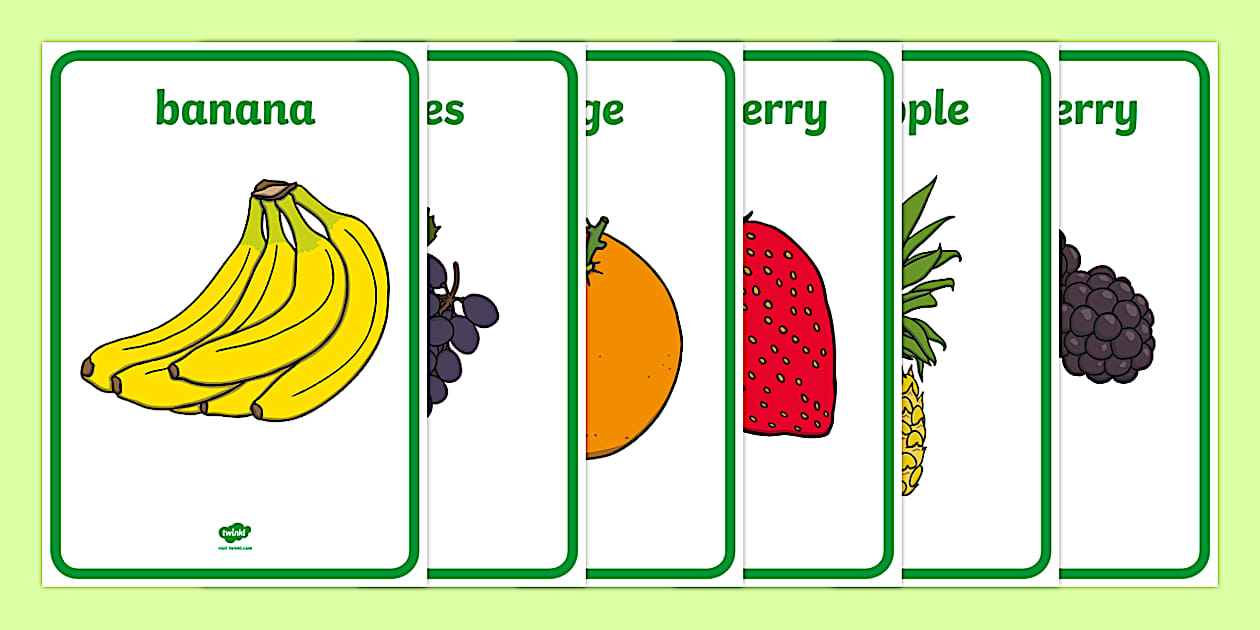 👉 Fruit Display Posters (teacher made) - Twinkl