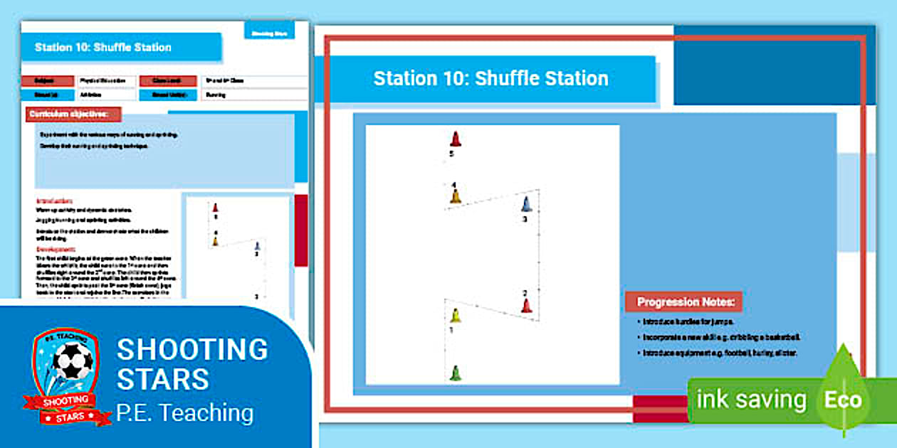 FREE! - PE Station 10 5th/6th Class (teacher made) - Twinkl