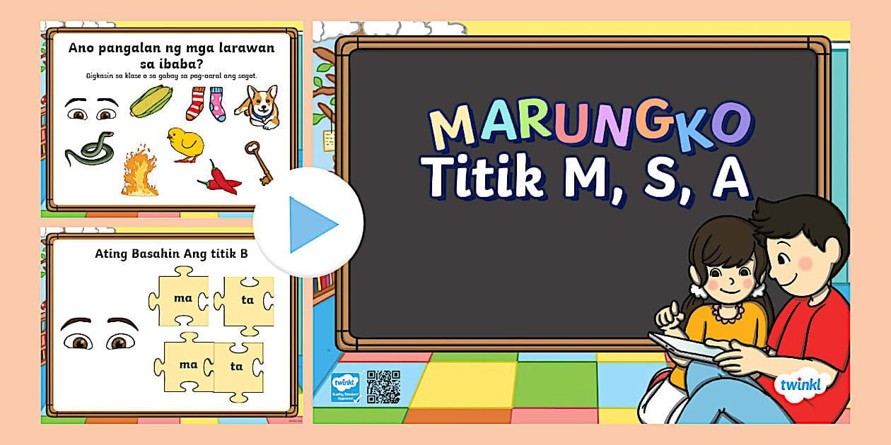 Marungko Titik M, S, A | Philippines | Twinkl (teacher made)