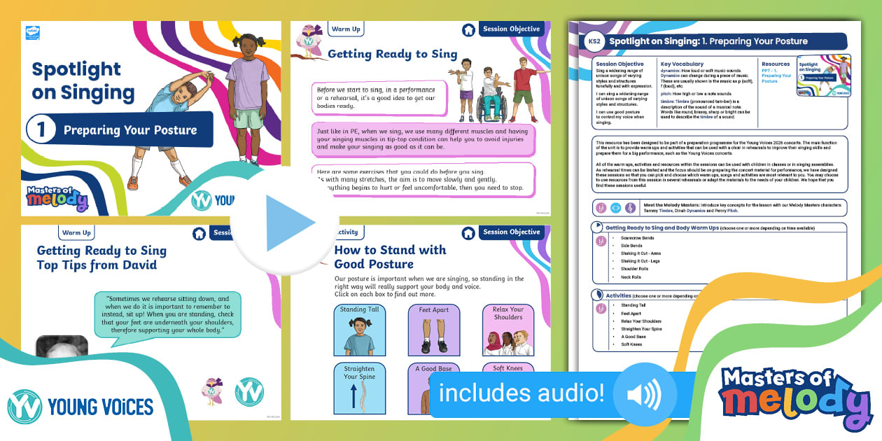 FREE! - 👉 Spotlight on Singing - Session 1 (teacher made)