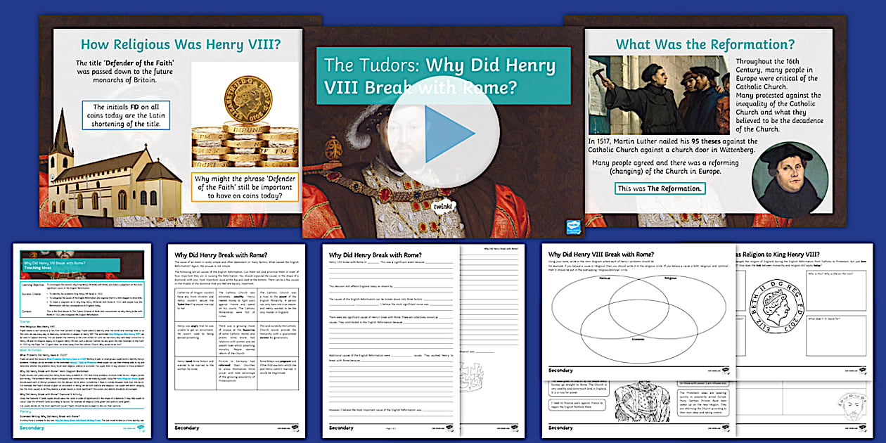 The Tudors L3: Why Did Henry VIII Break with Rome? | Beyond