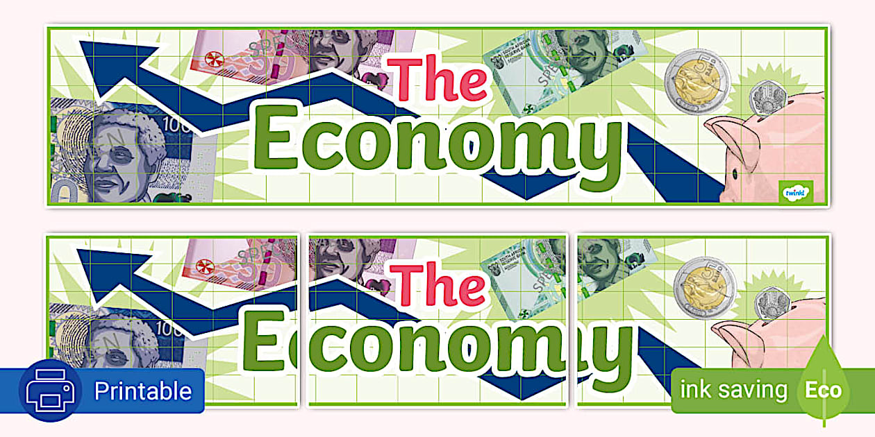 The Economy - Banner (teacher made) - Twinkl