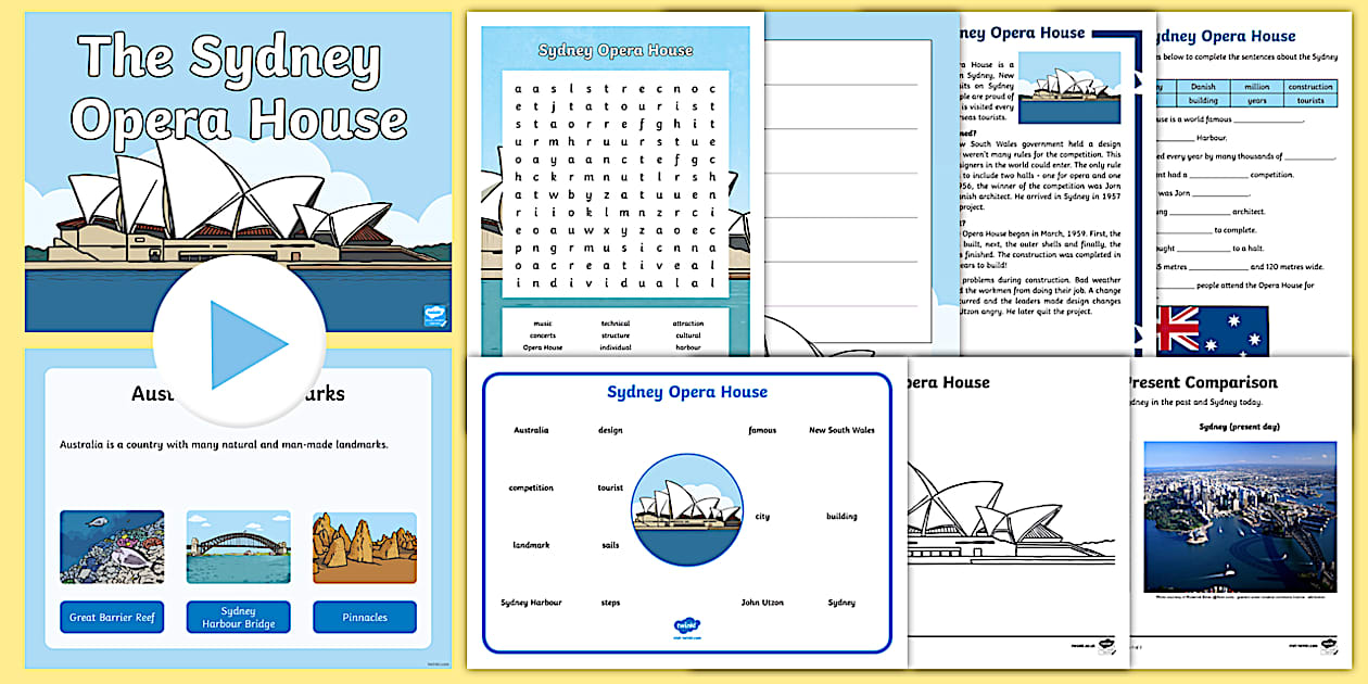 Sydney Opera House Junior Primary Resource Pack - Twinkl