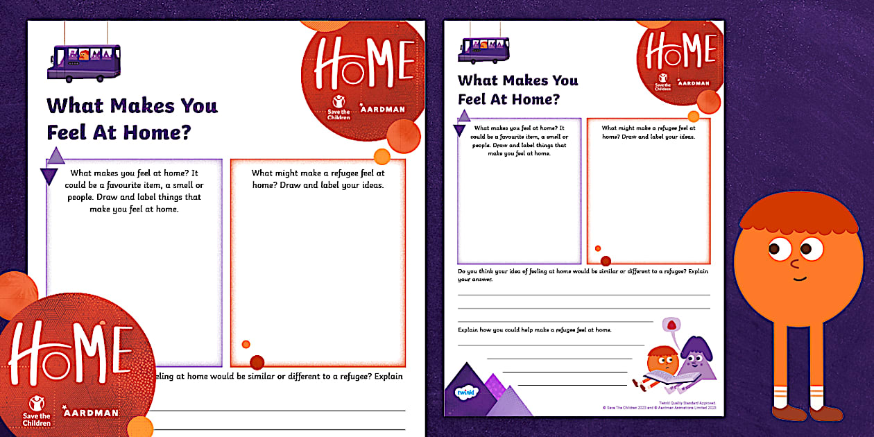 FREE! - Home: What Makes You Feel At Home [Ages 7-11]