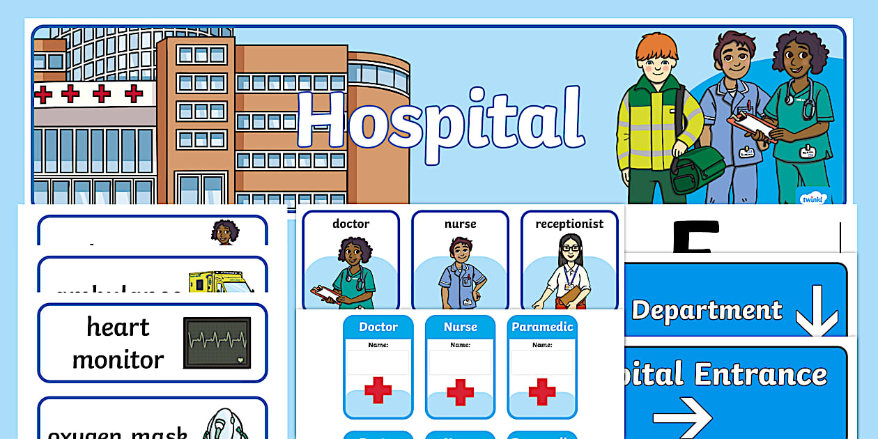 Cursive Hospital Role-Play Pack (teacher made) - Twinkl