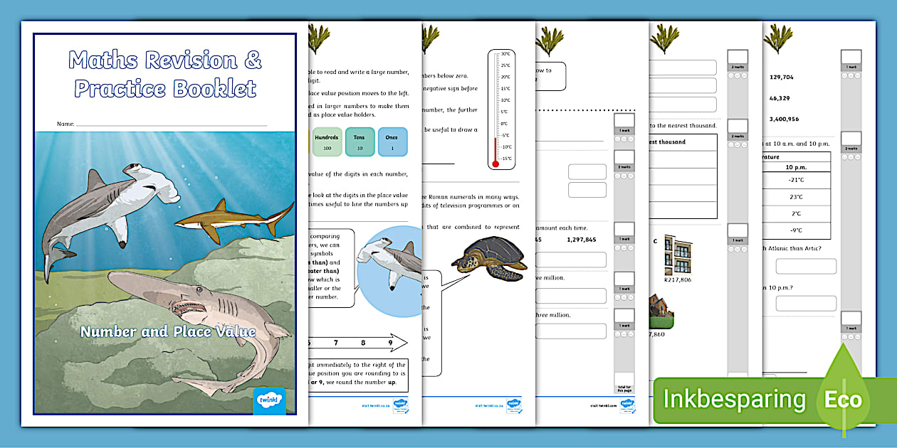 Place Value Activity Booklet - Revision Exercises - Twinkl