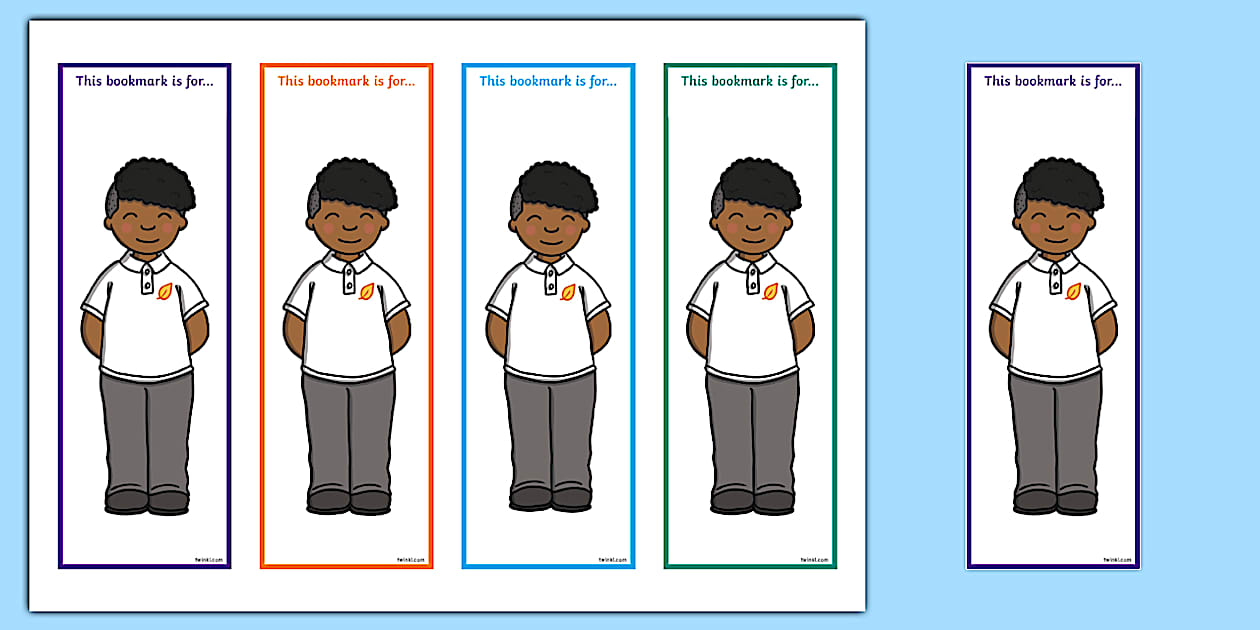 KS1 Beechleaf Story Strips: Deshane - Editable Bookmarks