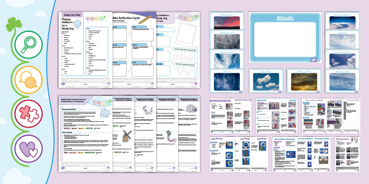 Winter Windy Day Play Pack - Early Years (teacher made)