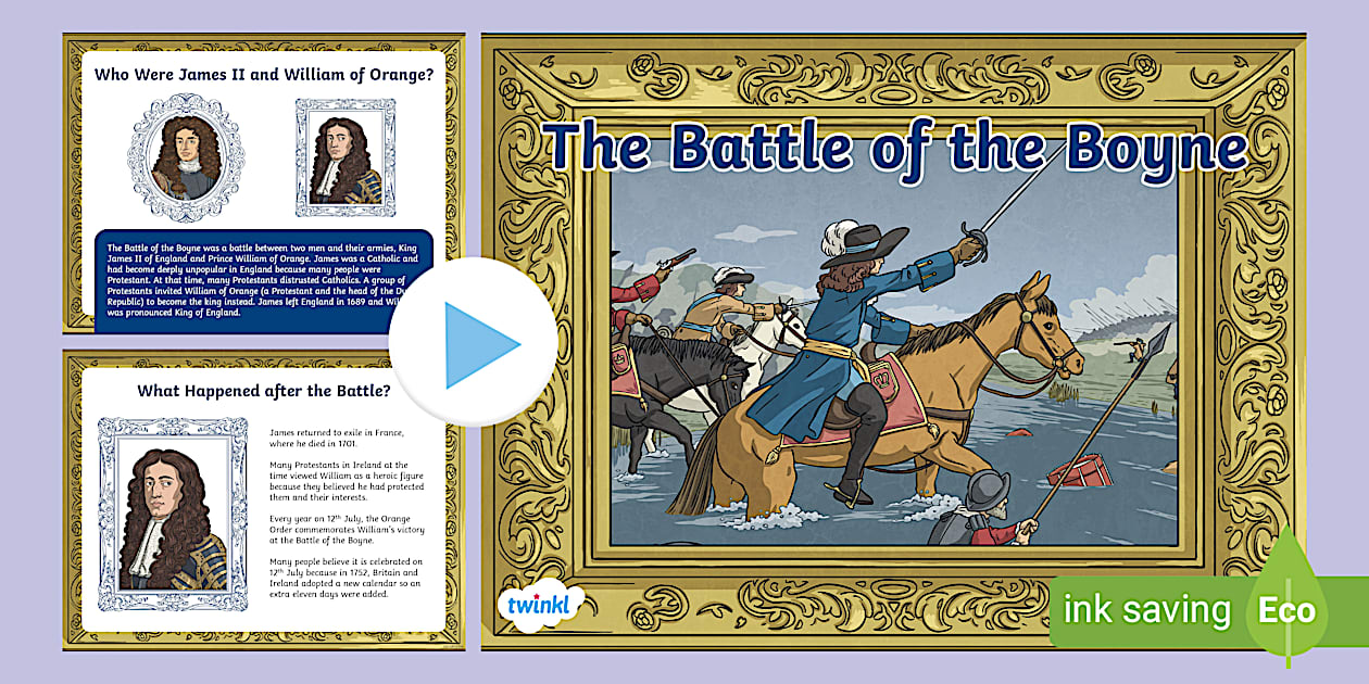 The Battle of the Boyne PowerPoint | History Resources
