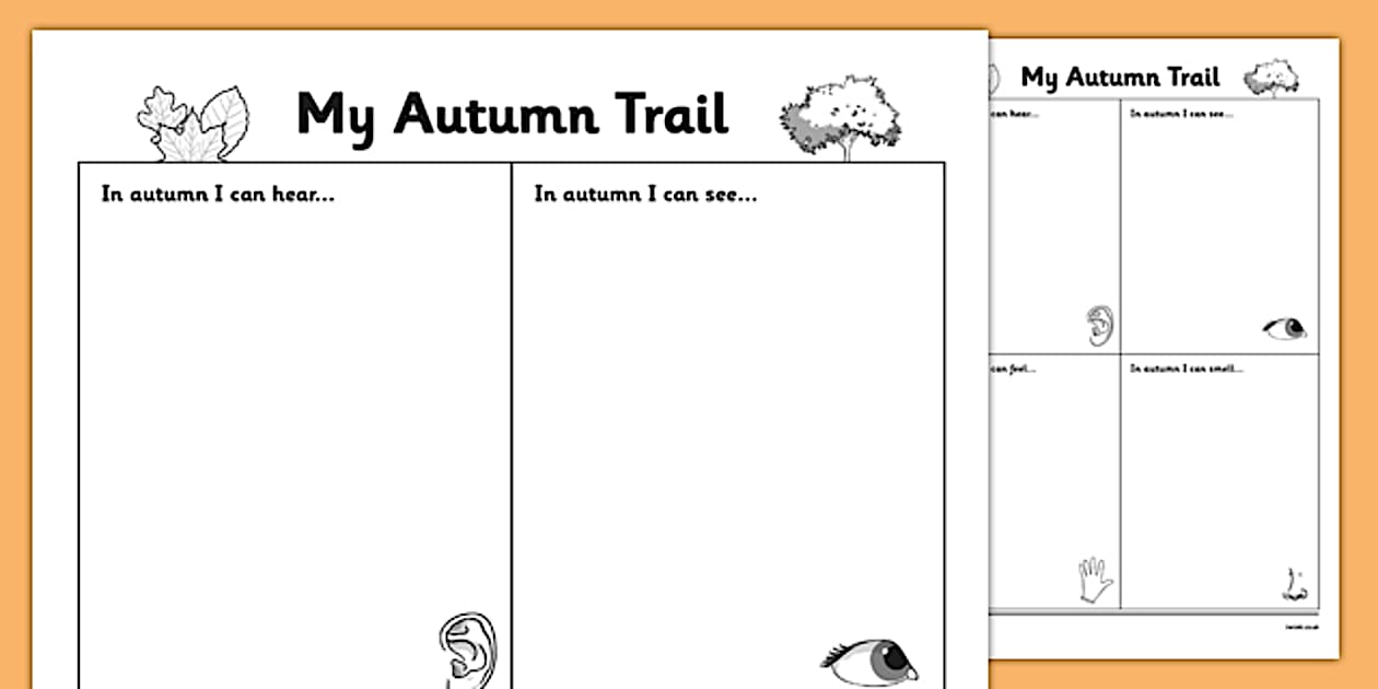Autumn Observation Worksheet - Autumn Activities - Twinkl