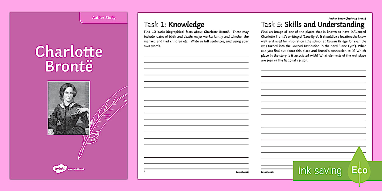 Jane Eyre About the Author (teacher made) - Twinkl