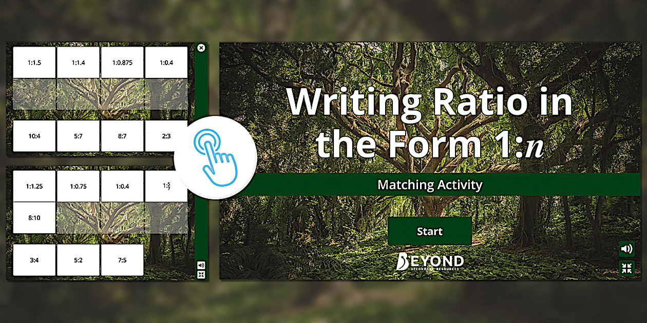 👉 Writing Ratio in the Form 1:n (teacher made) - Twinkl