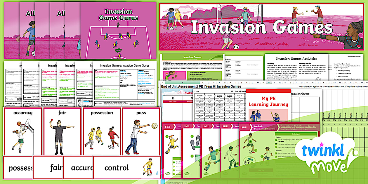 Ball Skills Year 6 | Invasion Games PE Planning | Twinkl KS2