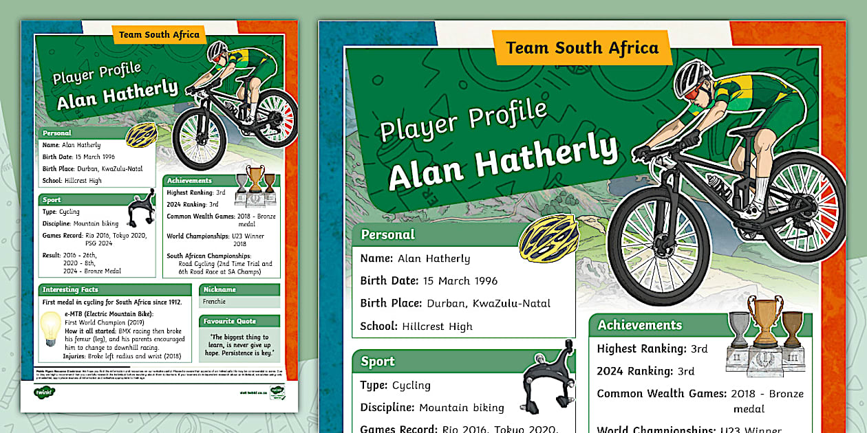 PSG24: Player Profile: Fact File: Alan Hatherly - Twinkl