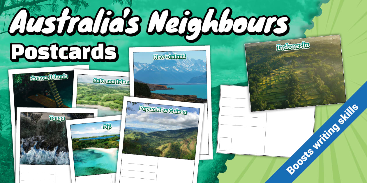 Australia's Neighbours Postcards