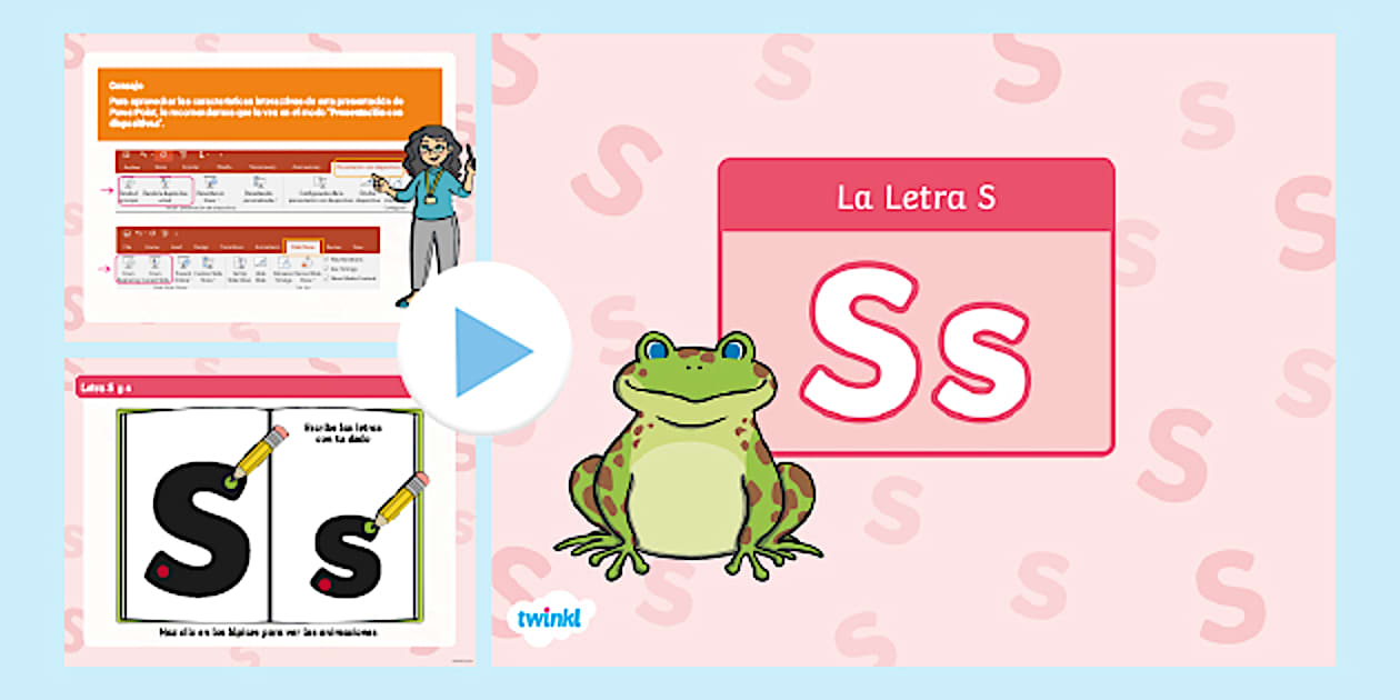 PowerPoint: Letra S (Hecho por educadores) - Twinkl