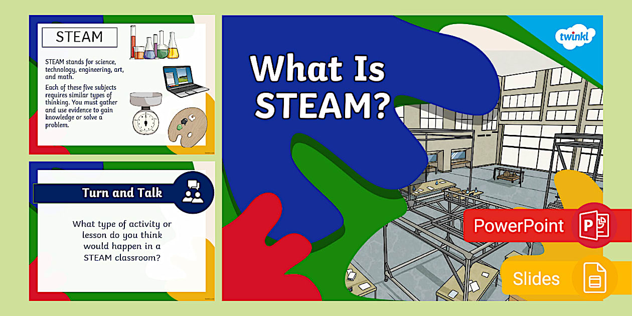 What Is STEAM? PowerPoint & Google Slides for 3rd-5th Grade