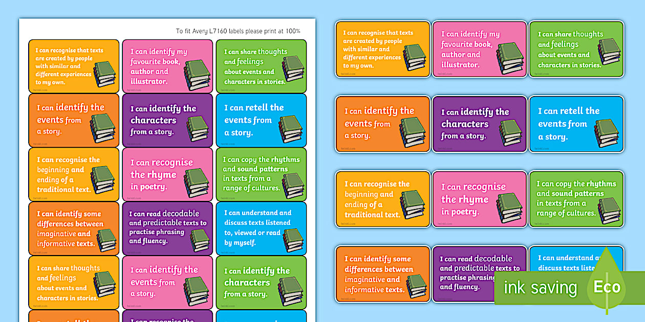 Foundation Level Reading Assessment Stickers (teacher made)
