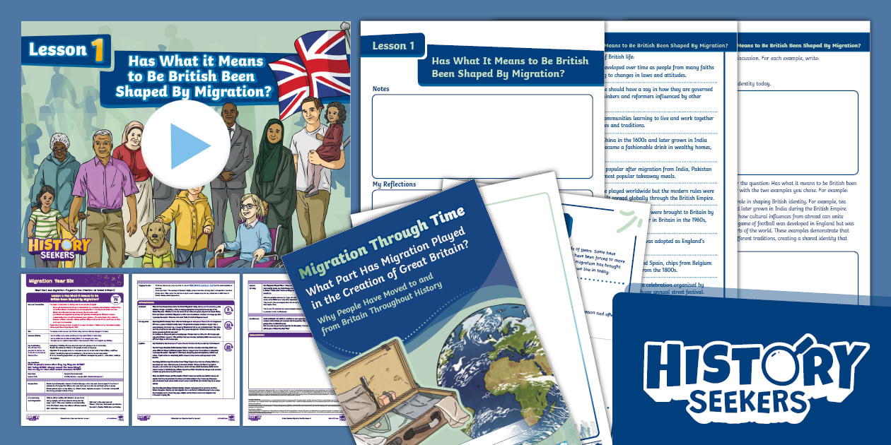 History Seekers: UKS2: Migration Lesson 1 Shaping Britain