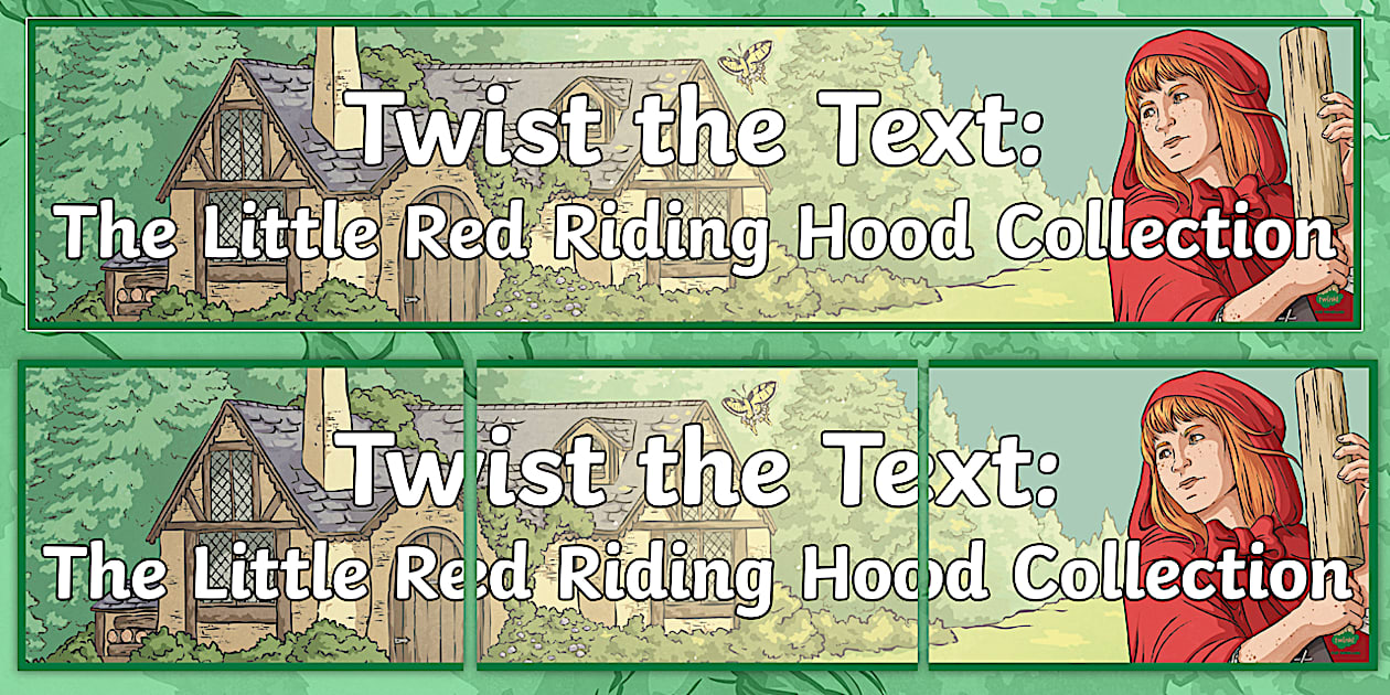 Twist the Text: The Little Red Riding Hood Collection Display Banner Pack