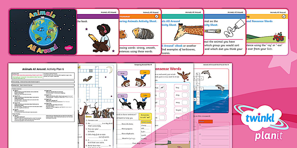 Guided Reading On What Animals Eat For KS1 | Y1 English