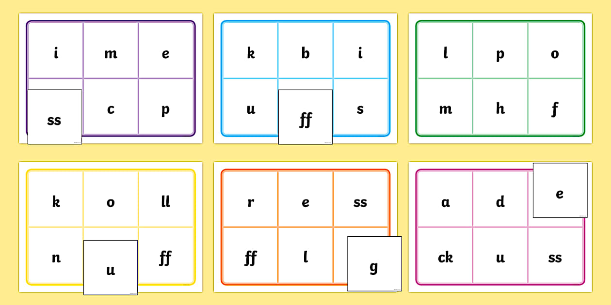 Phase 2 Phonic Bingo and Lotto - Phonics Resources - Twinkl