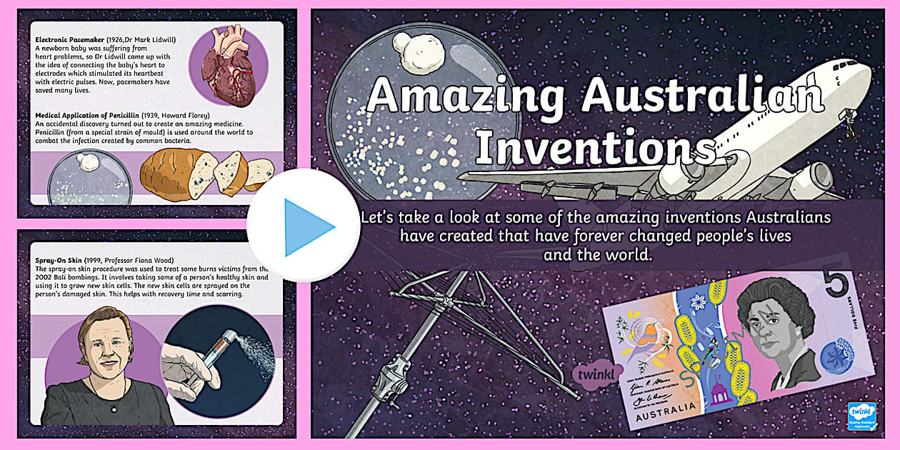 Australian Inventions PowerPoint (Teacher-Made) - Twinkl