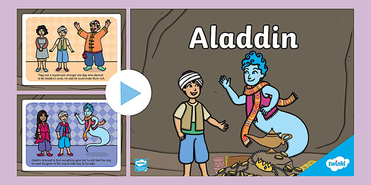Aladdin Story PowerPoint (Hecho por educadores) - Twinkl