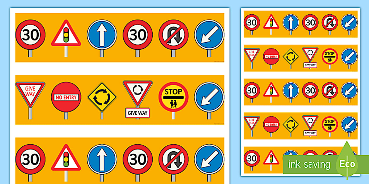 CfE Road Safety Week (First) Display Borders - Twinkl
