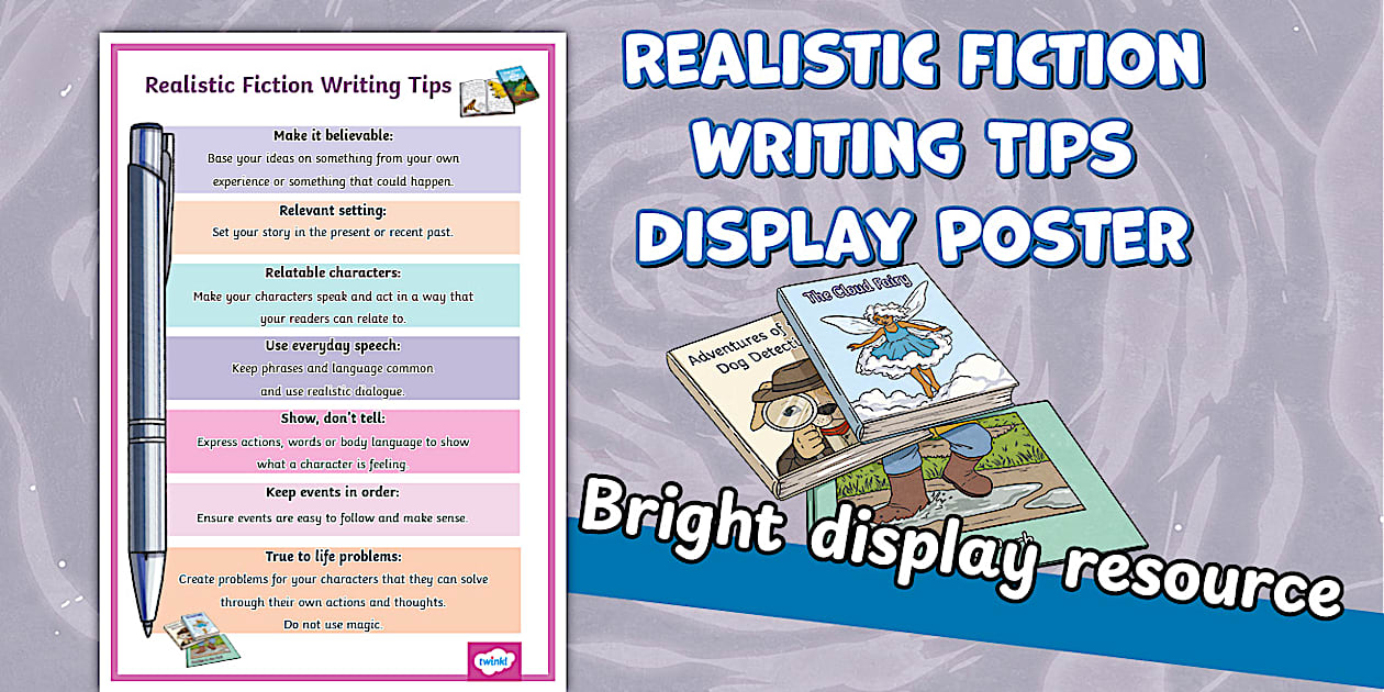 Intermediate Phase Home Language - Realistic Fiction Writing Tips - Display