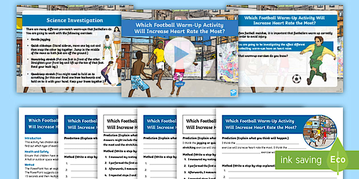 KS2 Football Science Investigation Activity Pack - Twinkl