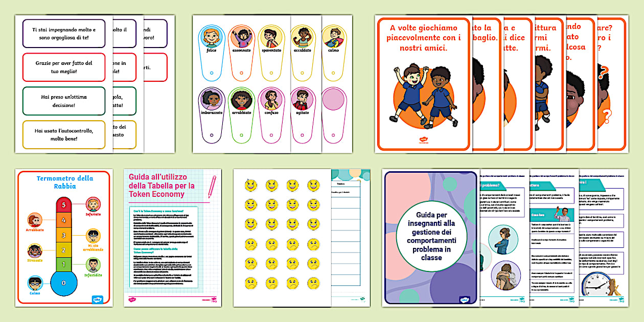 Pacco risorse comportamenti problema (Teacher-Made) - Twinkl