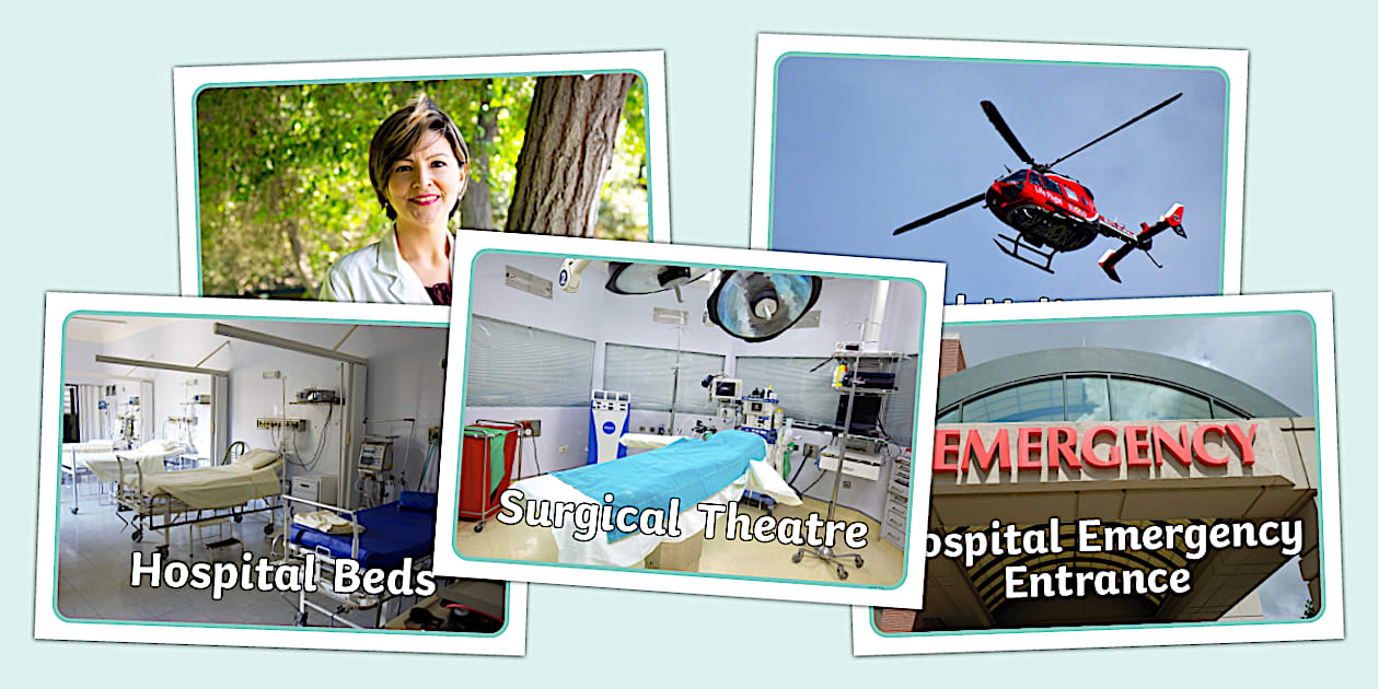 Hospital Display Pictures (Teacher-Made) - Twinkl