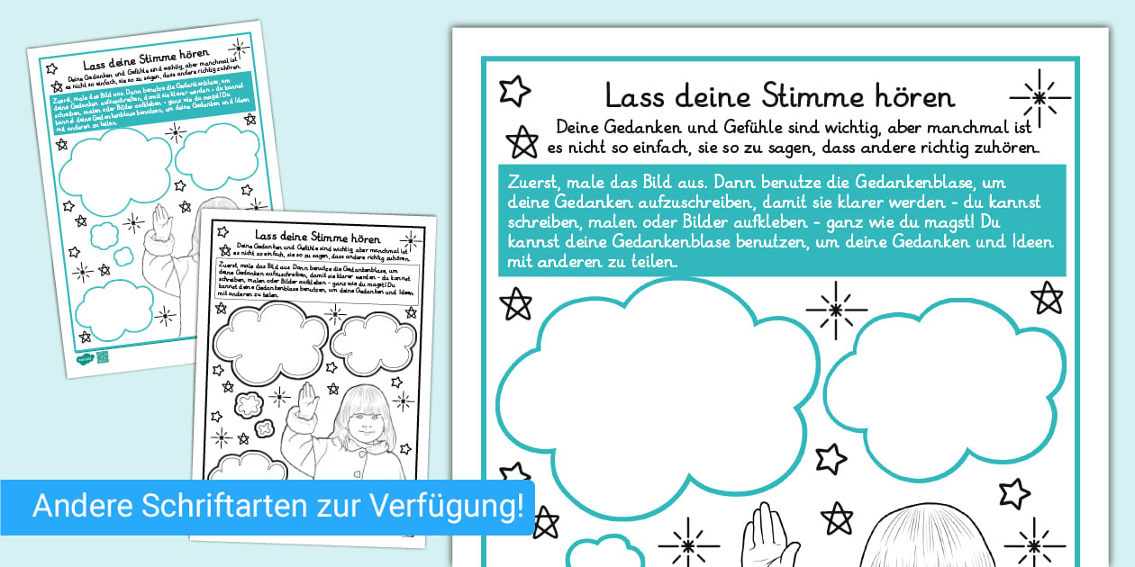 * NEW * Psychische Gesundheit von Kindern - Lass deine Stimme hören